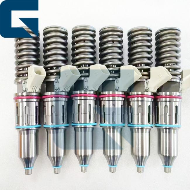 359-4020 diesel fuel injector side view with testing verification marks