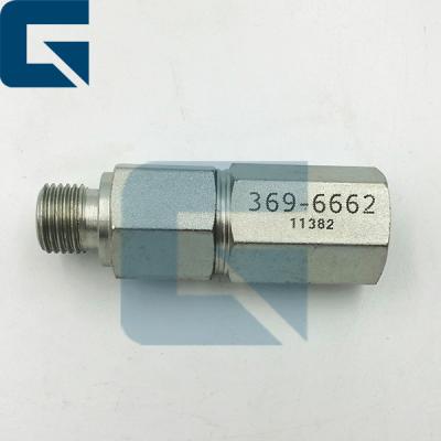 China 369-6662 3696662 Fuel Rail Pressure Check Valve For 320D 330D Excavator for sale