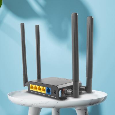 中国 FCC DC12V MTK7621DA 5G Wifiのルーター1弱々しい4 LAN 2.4GHz 300Mbps 販売のため