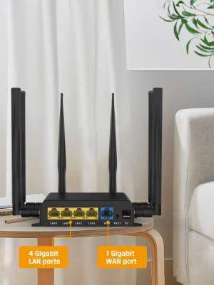 中国 Small Size 5G CPE Router OpenWRT 2.4G 300Mbps 5G Wireless Router With SIM Slot 販売のため