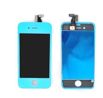 China Peças de reparo azuis de Iphone 4s do conjunto do toque do LCD da capa à venda
