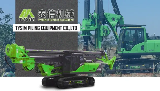 Max Drilling Depth 20m Kr60c Rotary Drilling Rig with Cat Chassis Pile Foundation Construction Equipment Rotary Piling Rig