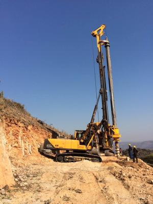 중국 Kr150c 건설 재단 굴착 장비  정격 전력 112 kw 고안정성 52m 맥스 천공 깊이 땅속으로 낸 구멍 파일 판매용