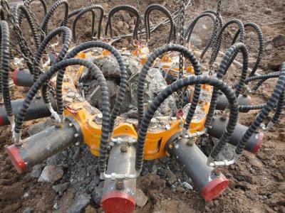 중국 분명한 KP380A 수력 파일 브레이커 600-1800mm 맥스 연료봉 압력 360kN 판매용