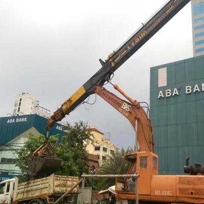 Chine Outils de perçage télescopiques de creusement verticaux maximum de base de boom d'excavatrice de la profondeur 26M creusant l'équipement à vendre