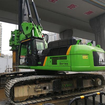 중국 기계 TYSIM KR285C 맥스를 꿰뚫는 285 KN.M 80m 상호록킹 4 각추관 땅속으로 낸 구멍. 천공 직경 2500 밀리미터   깊이 80m 판매용