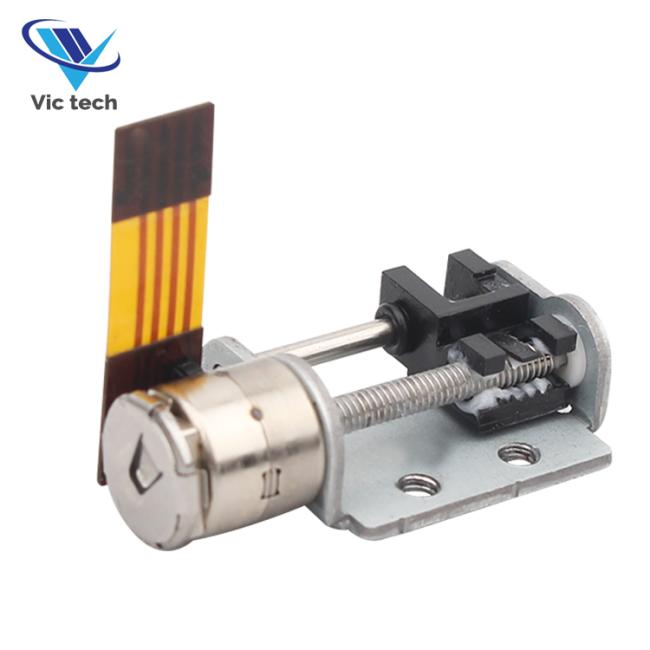 VSM08102 8mm Micro Stepper Motor - Side View