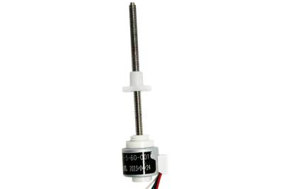 China Actuador lineal de motor paso a paso de 15 mm con forma de T de 9 ohms para posicionamiento preciso en venta