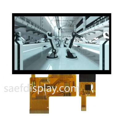 China 4.3" 1000nit IPS TFT LCD 480×272 RGB Kapazitäts-Touch RGB 24-Bit Parallel -30°C bis +80°C (USA/Deutschland) zu verkaufen