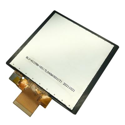 중국 4인치 사각형 산업용 TFT LCD (720x720) PCAP 터치, -20°C~70°C 작동, RGB 인터페이스 판매용