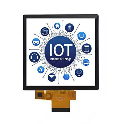 중국 4인치 사각형 산업용 TFT LCD (720x720) PCAP 터치, -20°C~70°C 작동, RGB 인터페이스 판매용