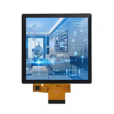 중국 4인치 사각형 산업용 TFT LCD (720x720) PCAP 터치, -20°C~70°C 작동, RGB 인터페이스 판매용