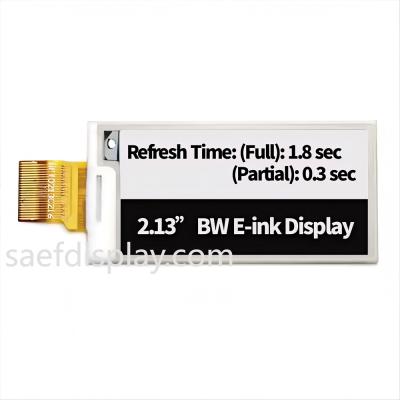 China 2.13" E Ink Display Module  - 122×250 SPI, Ultra-Low Power, ESL Industrial-Grade e-Paper | Factory Direct for sale