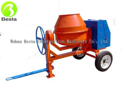 Cina Capovolgimento manuale della mini di cemento ruota diesel mobile del miscelatore 2 con un tamburo da 450 litri in vendita