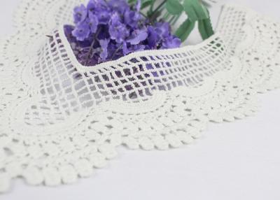 Κίνα Άσπρο Β - το βαμβάκι λαιμών κέντησε Neckline Applique με το τρόχισμα σημείων για την εσθήτα βραδιού προς πώληση
