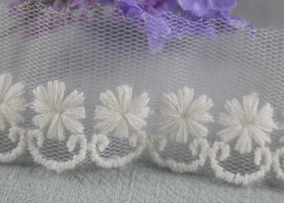 Κίνα Η γαλλική Floral κεντημένη δαντέλλα πλέγματος βαμβακιού τακτοποιεί τη μαλακή παράδοση για τα φορέματα παιδιών προς πώληση