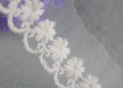 Κίνα Η γαλλική Floral κεντημένη δαντέλλα πλέγματος βαμβακιού τακτοποιεί τη μαλακή παράδοση για τα φορέματα παιδιών προς πώληση