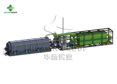 Китай 4TPD Small Pyrolysis Plastic To Fuel Oil machine Free Installation продается
