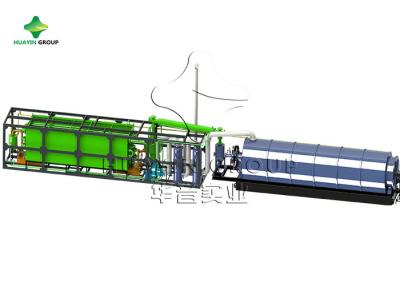 Cina F4000 Tiro che ricicla macchina alla piccola macchina di olio combustibile di pirolisi 4ton in vendita