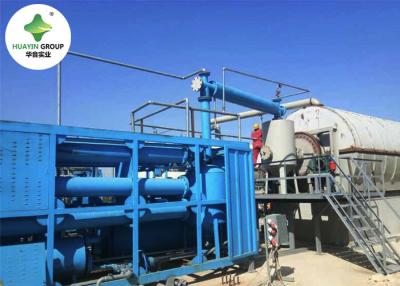 Cina Continuous Waste Tyre Plastic Pyrolysis Oil Plant Industrial Scale System in vendita