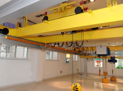 中国 10ton の 10ton/3.2ton 倉庫/貯蔵/機械製造所のための電気ワイヤー ロープ起重機が付いている軽量橋クレーン 販売のため