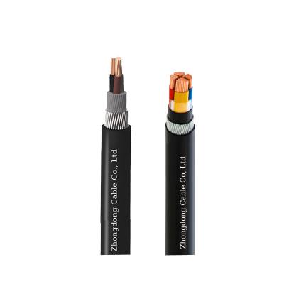 China Fire Resistant Low Voltage Wire Cable XLPE Insulation PVC Sheath Steel Wire Armored for sale