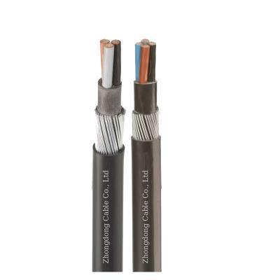China SWA Steel Wire Armored XLPE Power Cable 600V with Copper Conductor and LSZH Sheath - Custom Logo Available for sale