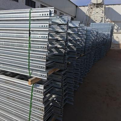 Width 100mm Cable Tray Silver For Fire Resistance Requirement Electrical Cable