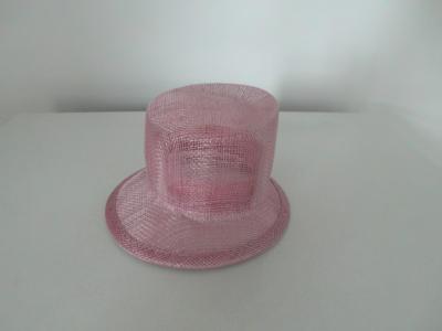 Cina Cappello di Sinamay della chiesa disuguale della corona mini, base dura delle signore Fascinator Sinamay in vendita