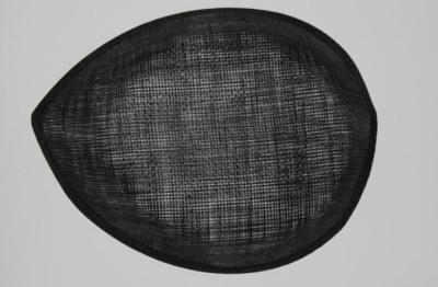 Cina Base per Fascinators, piccola base dura di modo 18x13.5cm Sinamay del cappello di Sinamay su 3 strati in vendita