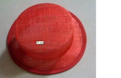 Cina Rosso duro 3 strati della base di Sinamay, base obbligatoria del cappello di Sinamay sulla mini ottima forma per il partito in vendita
