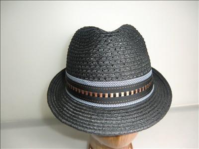 Cina Le signore dell'estate/i cappelli paglia delle donne, cappelli della treccia di carta di forma di Fedora con il nastro legano per il partito in vendita