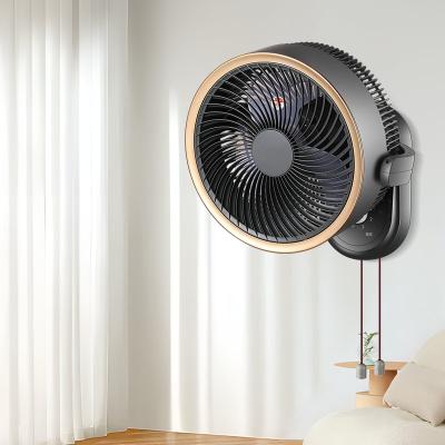 China Turbo Desktop 3-Speed Electric Energy-Saving Air Circulator Fan Quiet Wall-Mountable Wide-Angle Oscillation Wall Fan for sale