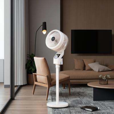 China Small Size Smart Electric Air Circulation Fan Convenient for Home Office Hotel Vertical Desktop Floor Design Easy Mechanical Box for sale