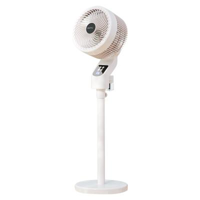 China Smart Household Office Silent Electric Air Circulation Fan Small Size Convenient Vertical Desktop Floor Fan Easy Mechanical for sale