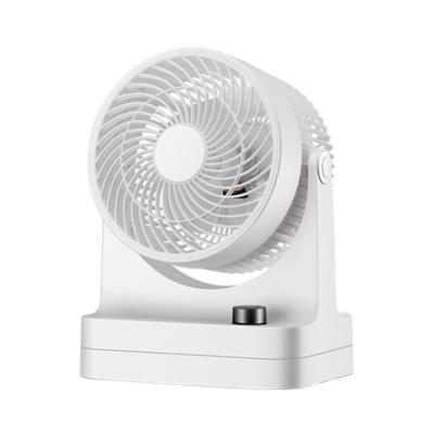 China 2025 Newest Quiet & Energy Saving Table Fan Air Circulator for Home Bedroom RV Car Outdoor Garage Use Made of Plastic for sale