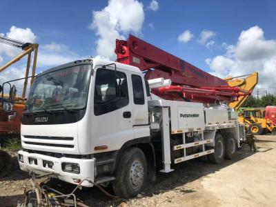 China ISUZU+PM 37M Used Concrete Pump 2012 Year With Commissioning And Training for sale