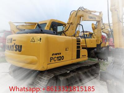 China 0.6M3 Bucket Komatsu PC120 Used Excavator Machine 110KW Engine Power for sale