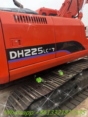China 22 Ton 2015 Year Doosan 225-7 Second Hand Crawler Excavator Construction Heavy Machine for sale