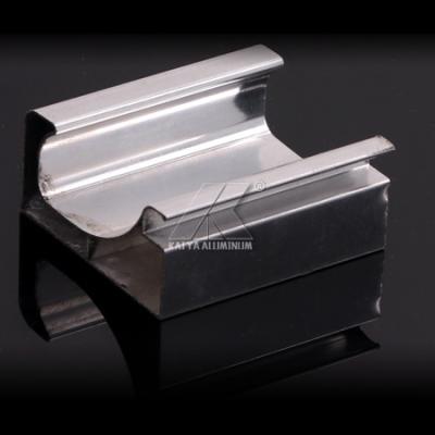 Durée de longue durée en aluminium de profil de garde-robe argentée naturelle pour le profil de famille