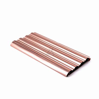 Κίνα Hot Sale 6063-T5 Rose Gold Aluminum Roller Shutter Slat Profile προς πώληση