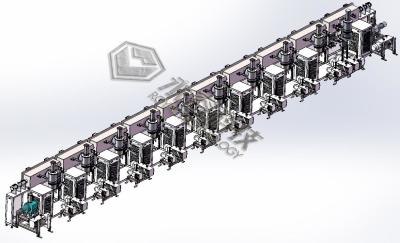 중국 복수 챔버 롤 투 롤 연속 마그네트론 스프터링 퇴적 시스템 판매용