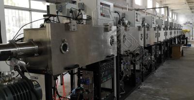 중국 복수 챔버 롤 투 롤 연속 마그네트론 스프터링 퇴적 시스템 판매용