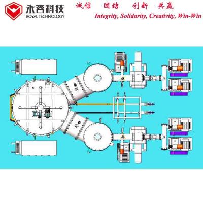 Cina Grande macchina di rivestimento di titanio, multi placcatura catodica dell'arco PVD in vendita