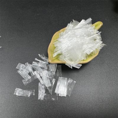 China 12-20mm Polypropylenmaschene Faser verbessert die Qualität und Festigkeit der Betontechnik zu verkaufen
