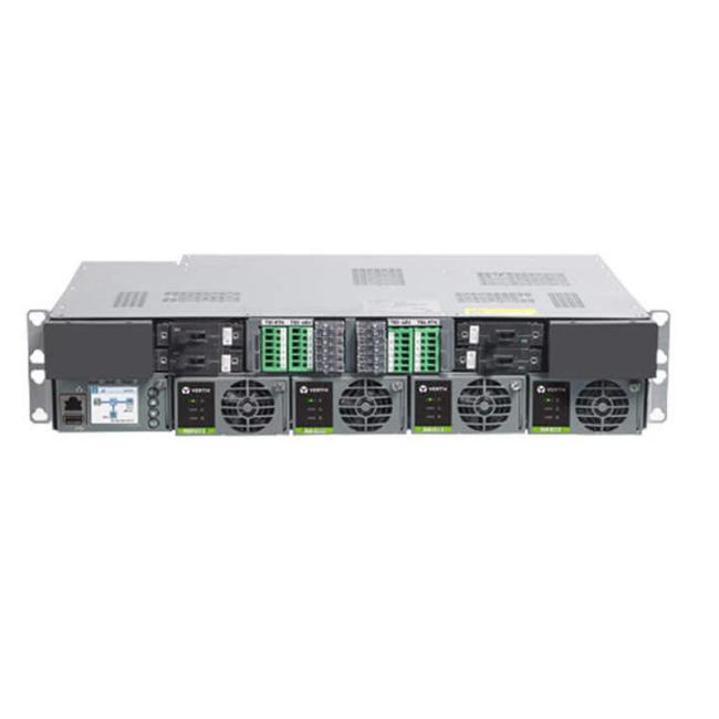 Vertiv NetSure 5100 integrated telecom power system rear access view