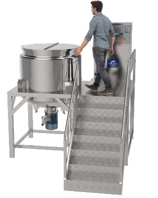 Cina Serbatoi di miscelazione per fertilizzanti liquidi, detergenti chimici, shampoo, creme cosmetiche, emulsionanti, serbatoi miscelatori per emulsioni in vendita