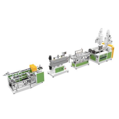 China LED DOUBLE COLOUR LIGHTING TUBE CO-EXTRUSION MACHINE T5T8 LIGHTING TUBE EXTRUSION PC EXTRUDER EXTRUSION MACHINE for sale