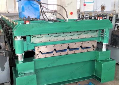Cina lo strato 480V del tetto di doppio strato 9000kg ha ondulato le mattonelle di tetto che fanno la macchina in vendita