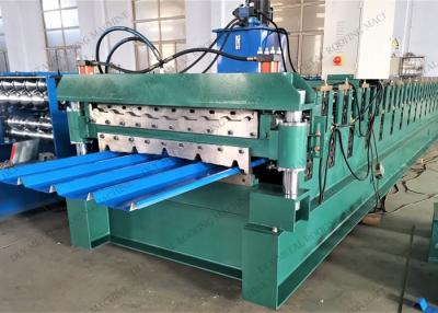 Cina Doppio strato automatico di 75mm che forma lo strato del tetto del metallo della macchina 3P precedente in vendita